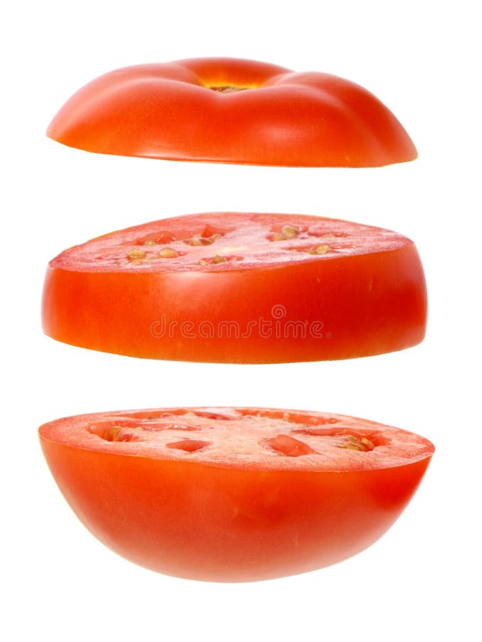 Slices of Tomato stock image. Image of tomato, cutout - 27795339