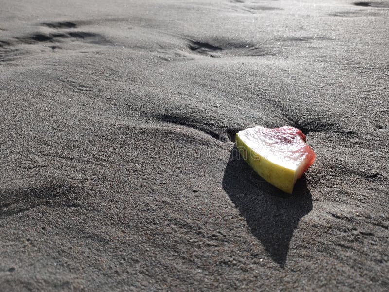 Slices of Watermelon on the Beach Sand Stock Photo - Image of slices ...