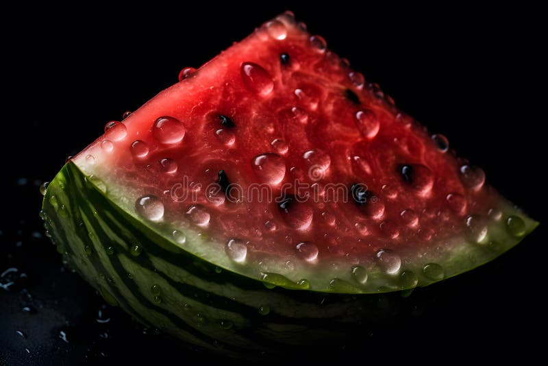Slices of Watermelons. Neural Network AI Generated Stock Illustration ...