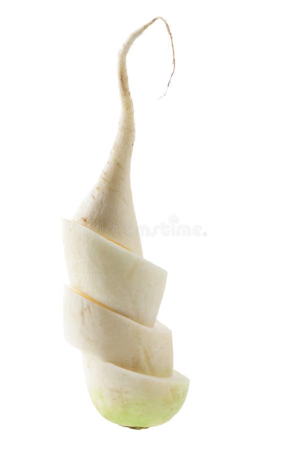 Slices of White Radish stock photo. Image of life, still - 21081952