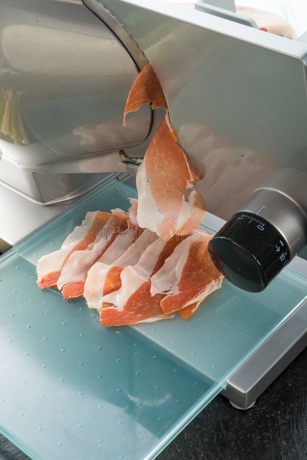 Slicing machine stock photo. Image of machine, pork, breakfast - 53187628