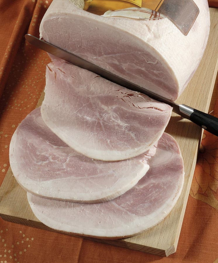 Slicing A White Ham Picture. Image: 2280117