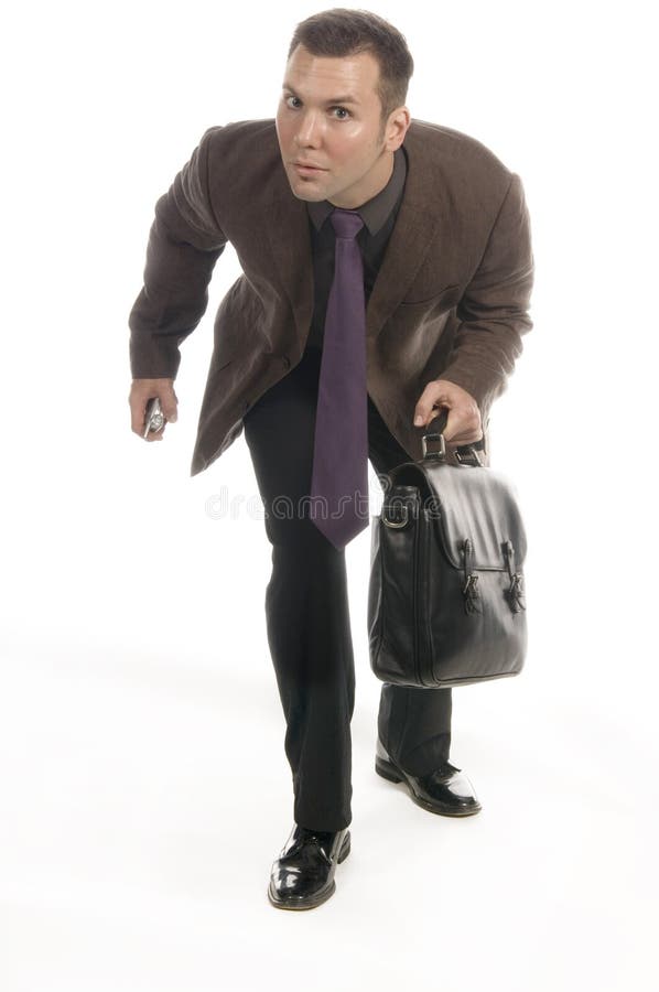 Slick businessman stock image. Image of transaction, raise - 598593