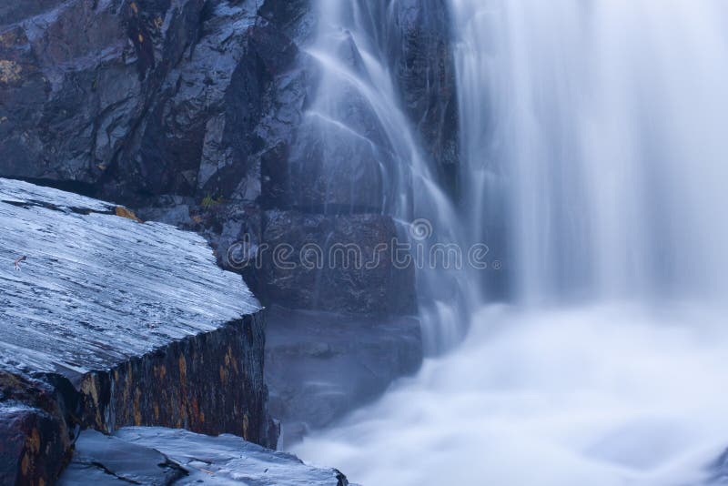 Slick Rock Ledge Waterfall stock image. Image of creek - 21528441