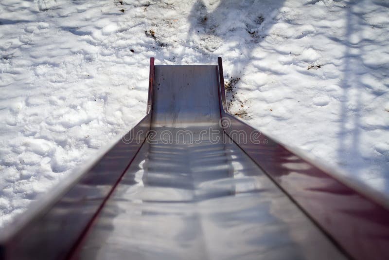 Slide stock image. Image of looking, slides, winter, slide - 18399145