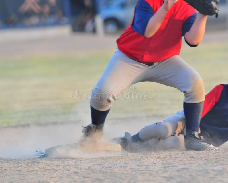 Slide into 3rd base stock image. Image of players, athlete - 5651079