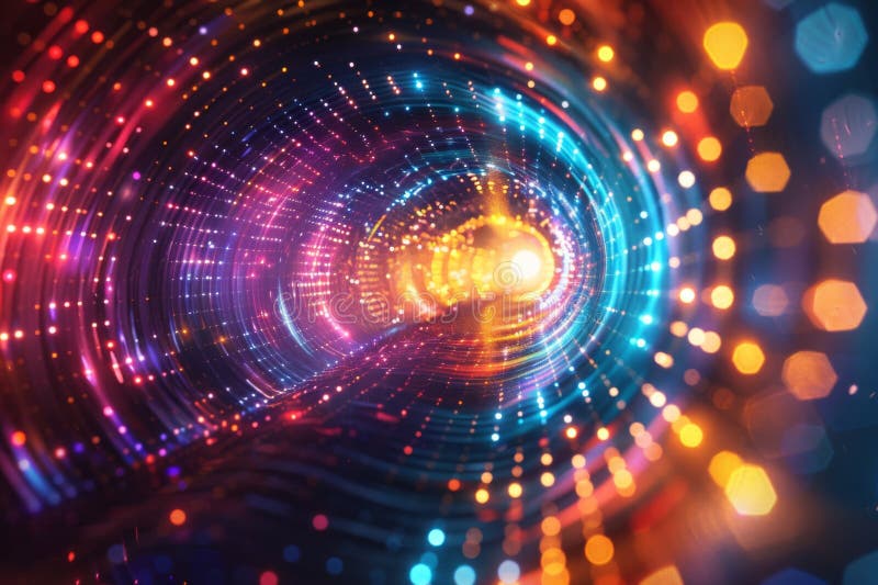 A Slide Background for Showcasing Digital and Creative Content. Stock ...