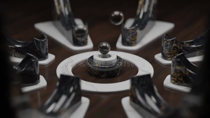 Slide Balls Loop 3D Animation Stock Video - Video of spiral, playful ...