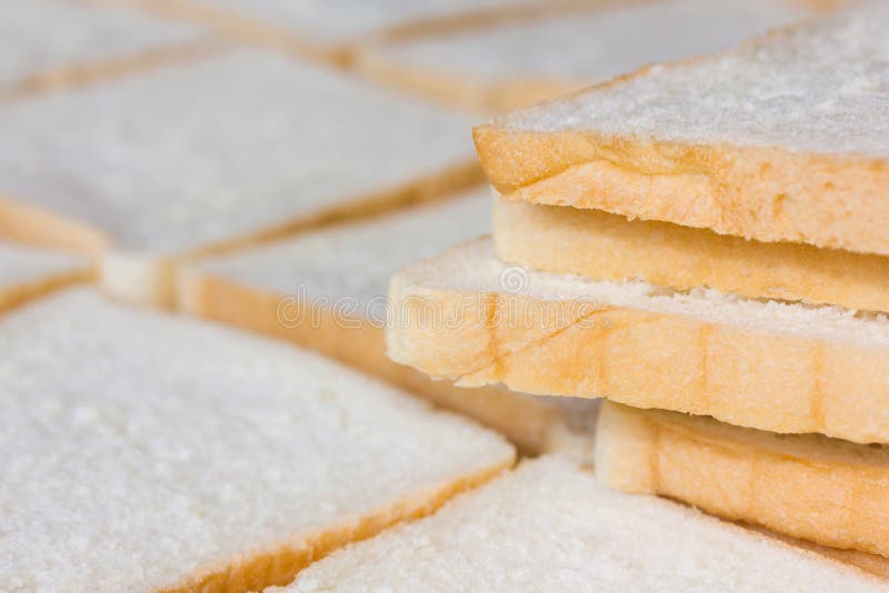 Slide bread on the table stock image. Image of wheat - 204469929