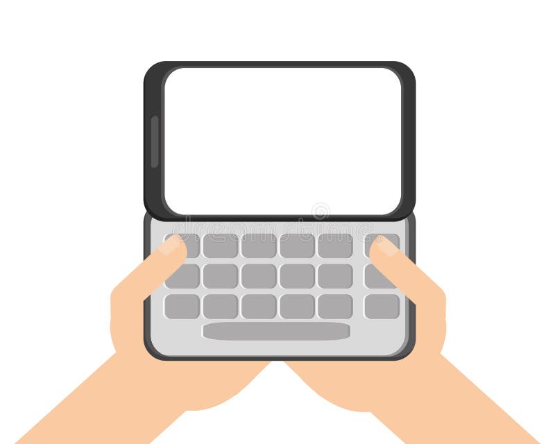 Slide Cellphone with Buttons Icon Stock Illustration - Illustration of ...