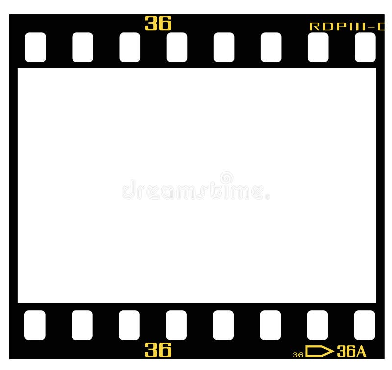 Slide film frame stock vector. Illustration of design - 14033788