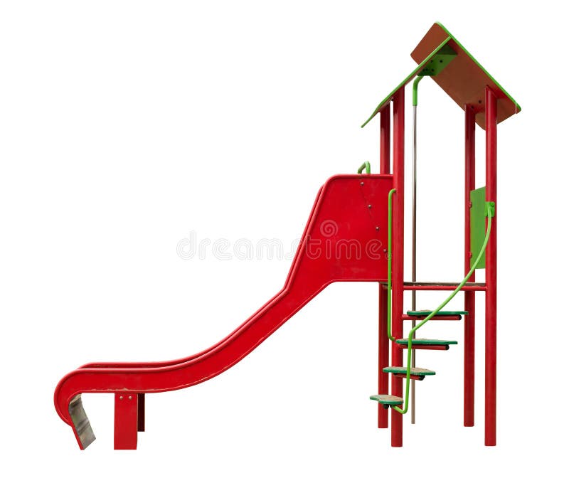 Slide Isolated on White Background Stock Photo - Image of slide ...