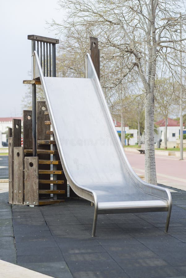 Slide. stock image. Image of children, services, metal - 56912697