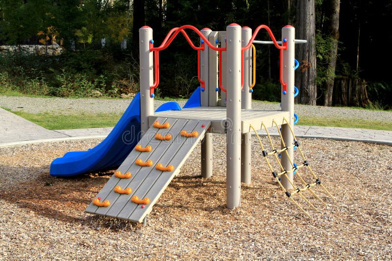 Orange Playground Steering Wheel Stock Photo - Image of highway ...