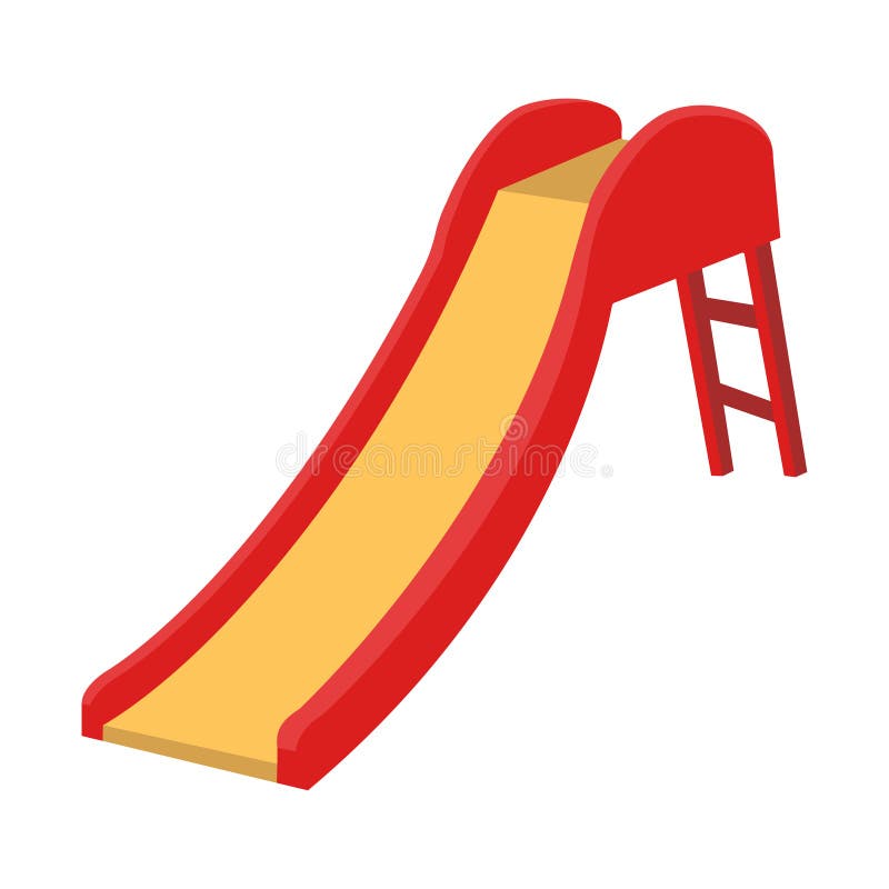 Slide Playground for Children Vector Stock Vector - Illustration of ...