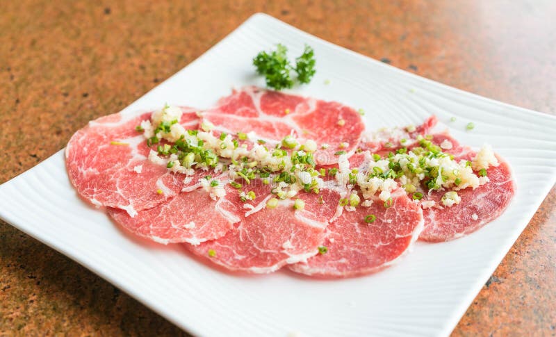 Slide raw meat stock photo. Image of grilled, beef, meal - 91949016