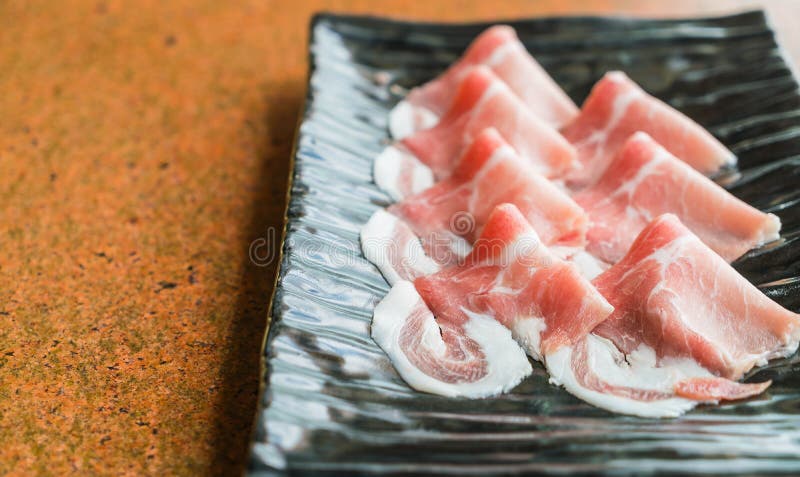 Slide raw meat stock image. Image of fresh, plate, meal - 92028383