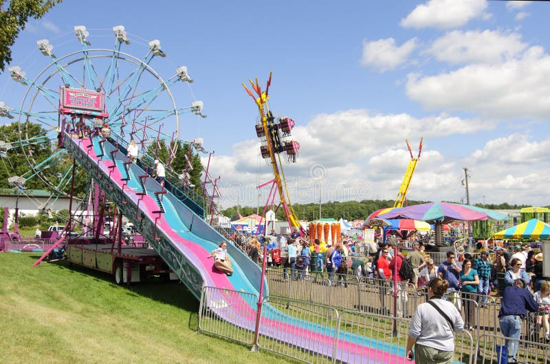 County fair rides editorial photography. Image of leisure - 15933047