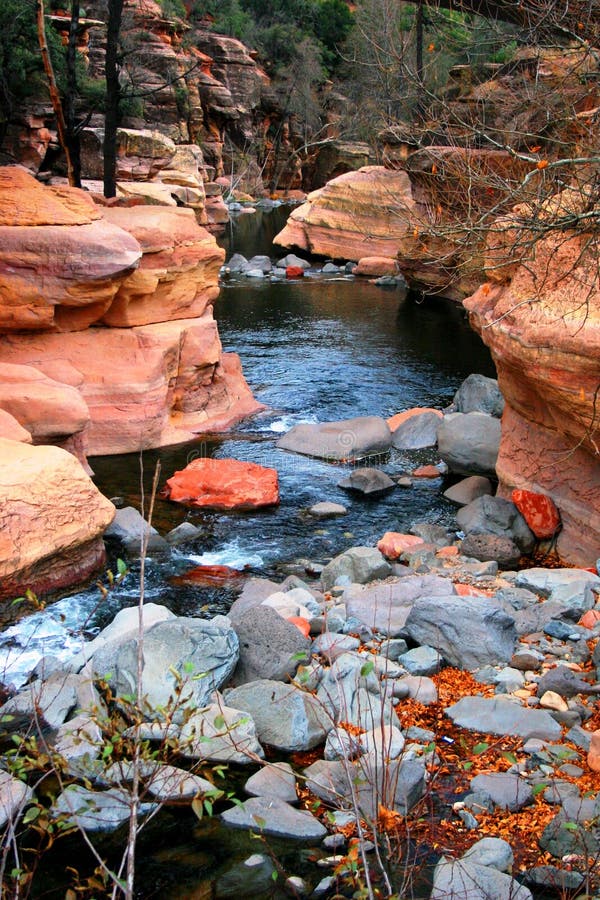 Slide Rock State Park stock photo. Image of state, rocks - 21544722