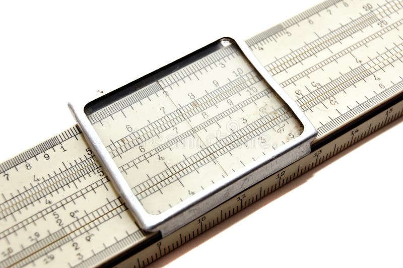 Slide rule scale stock photo. Image of aligned, education - 14745154