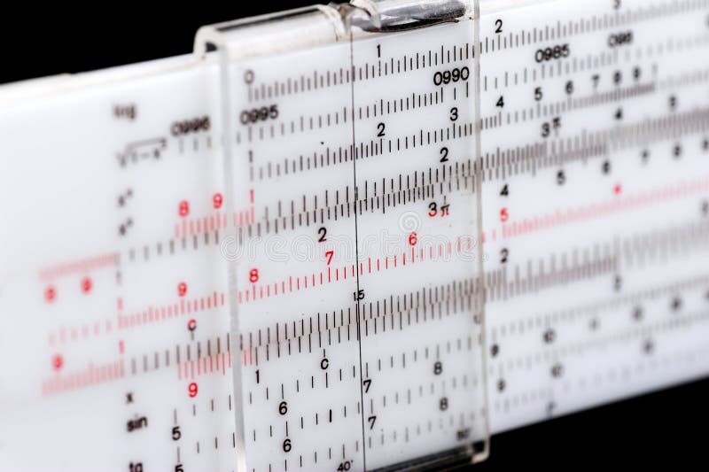 Slide rule stock image. Image of mechanical, calculator - 1572057