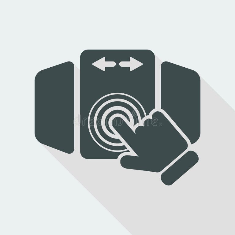 Slide screen icon stock vector. Illustration of presentation - 117818858