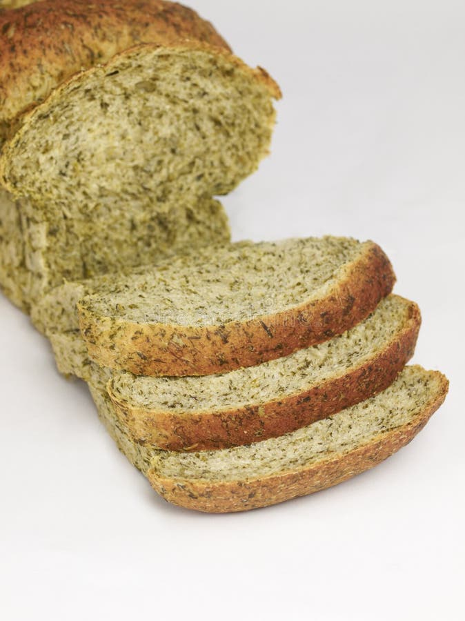 Slide spinach bread 3 stock image. Image of health, close - 18454613
