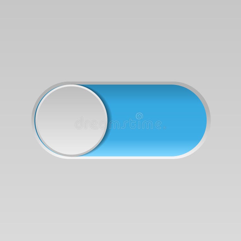 Slide Switch and Touch Button Stock Vector - Illustration of slide ...