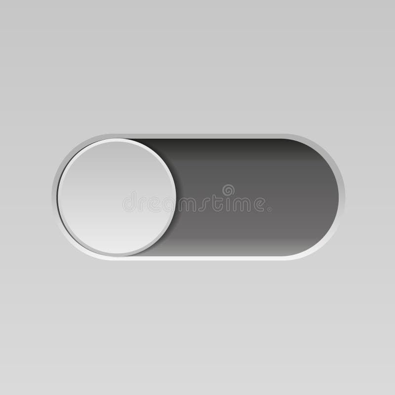 Slide Switch And Touch Button Stock Vector Illustration Of Business