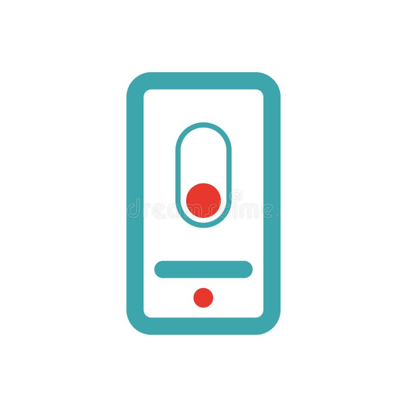 Slide To Unlock or Lock for Tablet Vector Illustration. Stock Vector ...