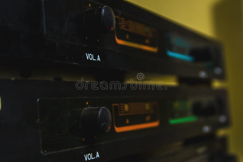Slide the volume control. stock photo. Image of digital - 138269864