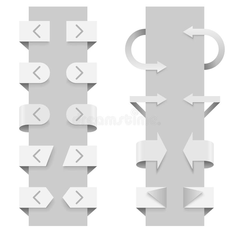 Slider arrow template stock vector. Illustration of graphic - 47708759