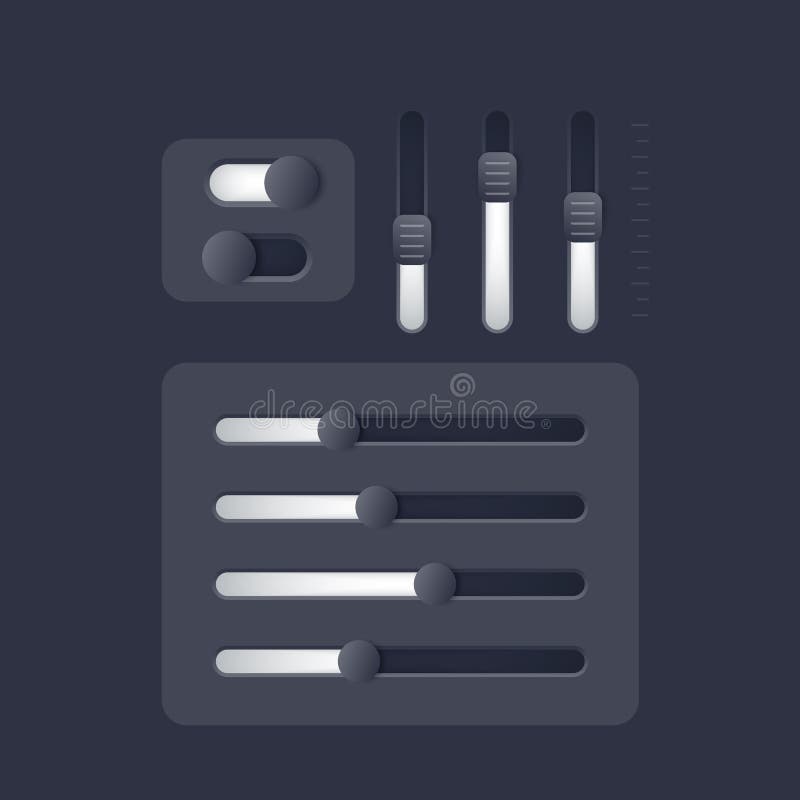 Slider Controls Stock Illustrations – 205 Slider Controls Stock ...