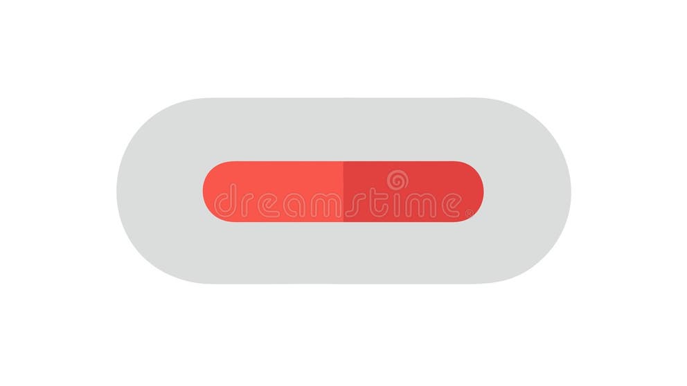 Slider Bar Icon for Volume or Progress Control, Vector Design ...