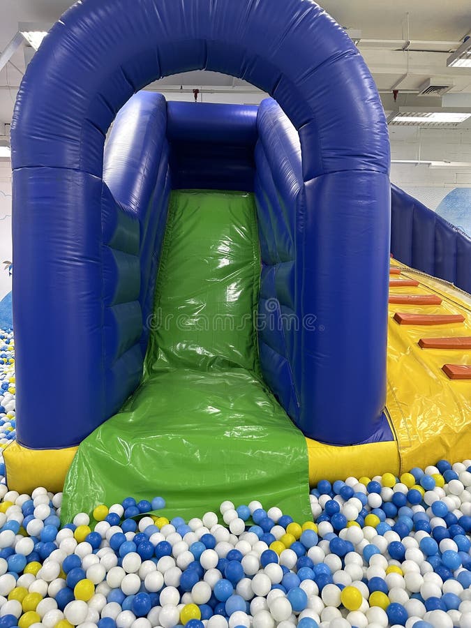 Slider stock image. Image of playground, children, slide - 266626573