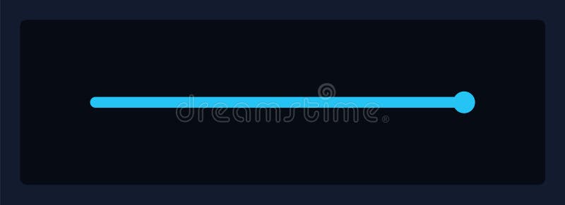 Slider With High Level Ui Element Template Stock Vector Illustration Of Menu Upper 263986100