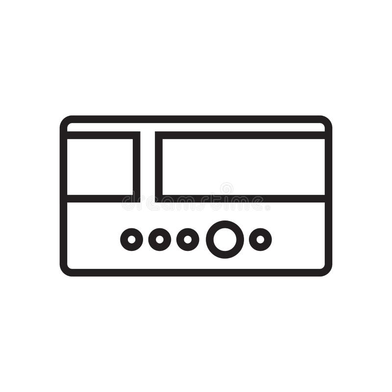 Slider Icon Vector Sign and Symbol Isolated on White Background Stock ...