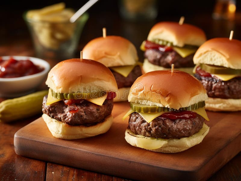 Slider Burger Stock Illustrations – 205 Slider Burger Stock ...