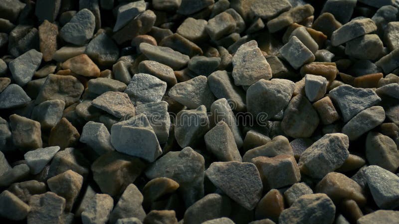 Mineral Rocks Pile in the Dark Moving Shot Stock Footage - Video of ...