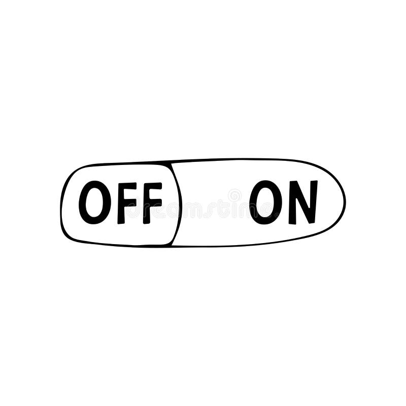 3 State Slider Buttons - Power Off, Standby, Power on Buttons Stock ...