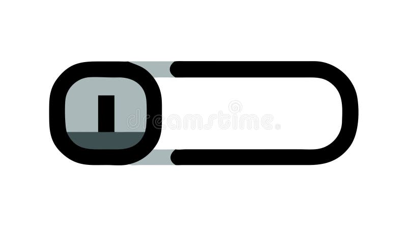 Slider Toggle Switch for on Off Functionality Icon, Vector Design Generative AI Stock Vector ...