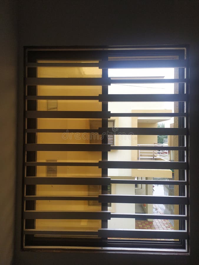 Slider Window half closed stock photo. Image of glass - 199671712