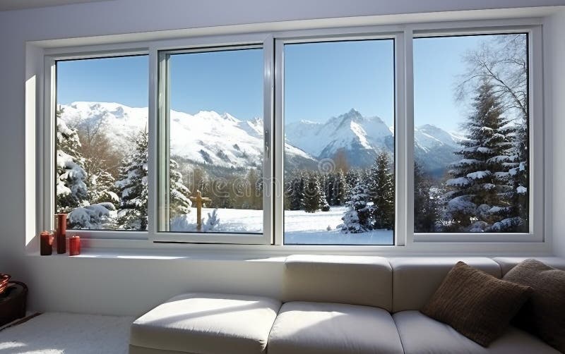 Slider Windows Slide Horizontally To Open and Close . Stock ...