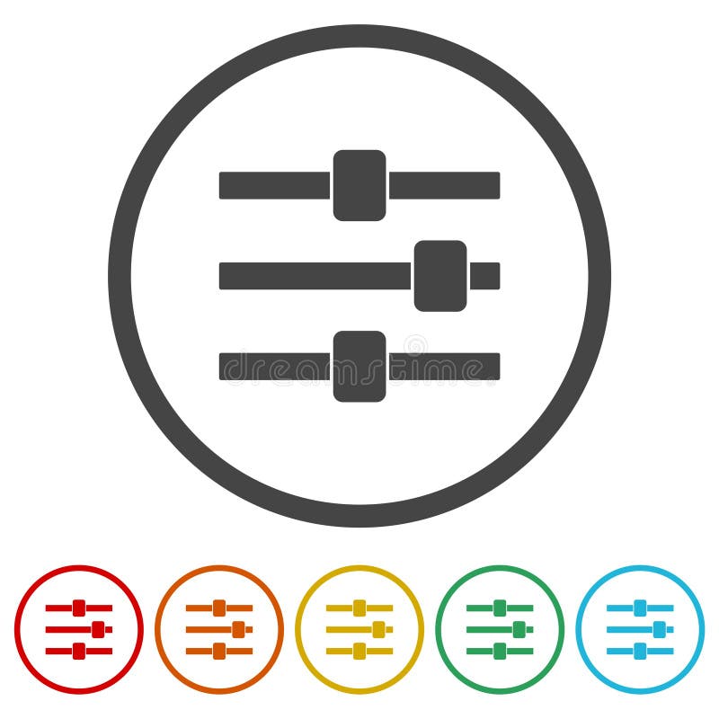 Adjust Bar Icon Stock Illustrations – 357 Adjust Bar Icon Stock ...
