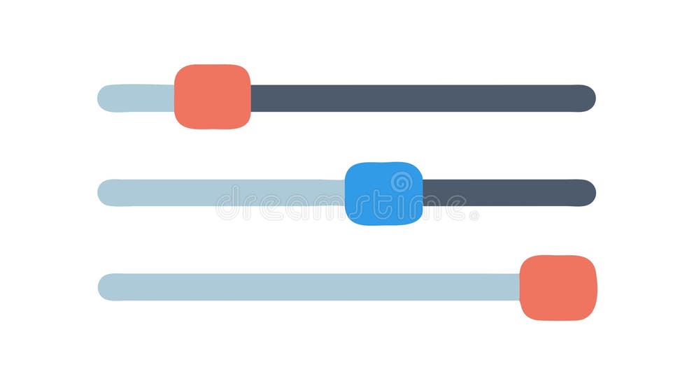 Sliders Controls Adjustment Outline Vector Icon, Vector Design ...