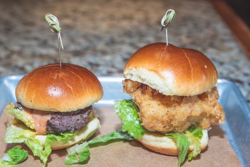 Sliders stock photo. Image of chicken, slider, burger - 375469634