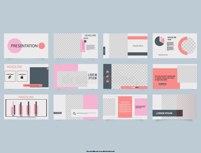 Slides. Modern Presentation Template. Abstract Infographic Elements ...