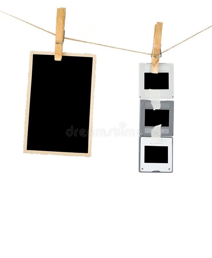 Slides and picture frame stock image. Image of cloud - 36557397
