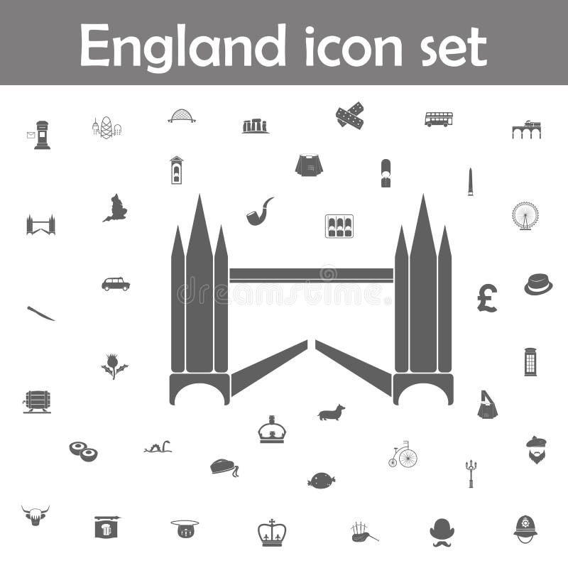 Sliding Bridge Over the Thames Icon. England Icons Universal Set for ...
