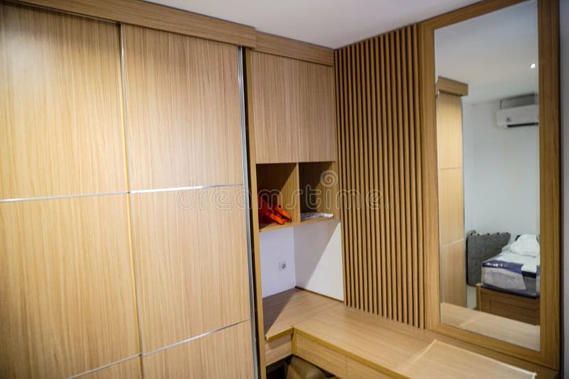 Sliding Wardrobe Designs With Dressing Table